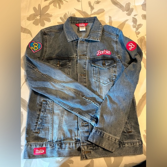 Mattel | Jackets & Coats | Mattel Creations Barbie The Movie Jean ...